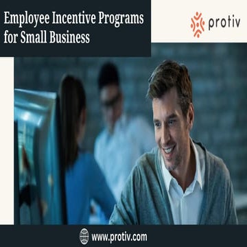 Employee Incentive Programs for Small Business | PPT