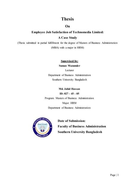 Review of literature on employees satisfaction | DOCX | Human Resources | Business