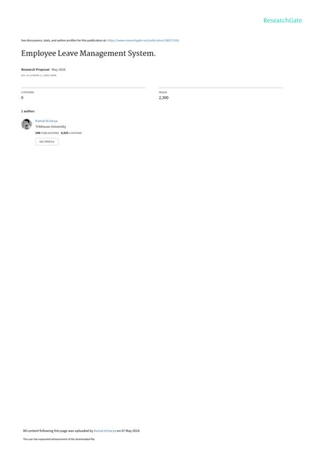 Employee Management System | PPTX | Human Resources | Business