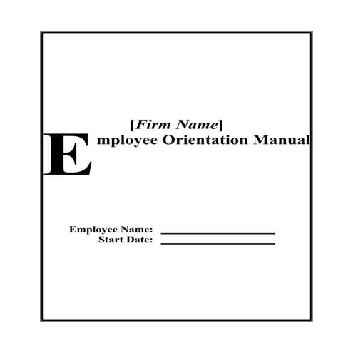 New employee orientation checklist | DOC