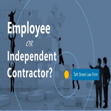 Employee or independent contractor - IRS, DOL, Florida | PPT