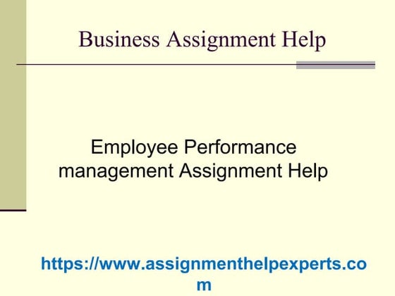 Performance management | PPT