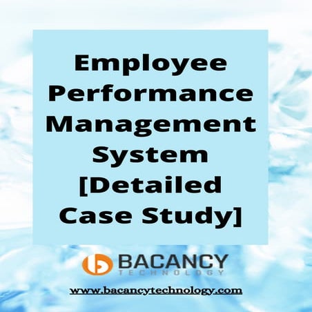 Employee performance management system [detailed case study] (1) | PDF