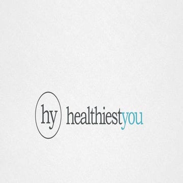 Healthiest You employer presentation | PPTX