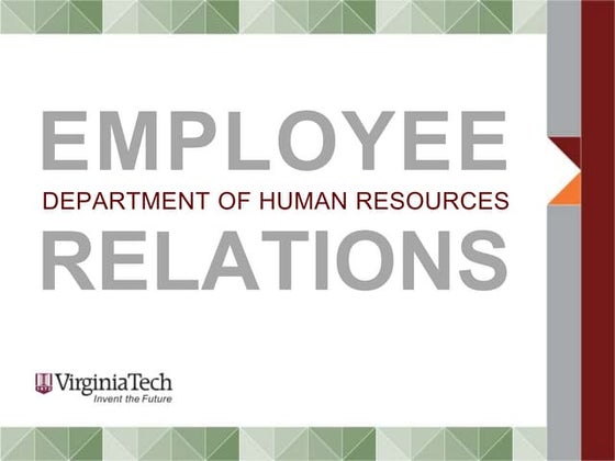 Virginia Tech - New Employee Orientation - Staff Leave | PPTX | National & Civic Holidays | Holidays