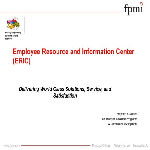 Employee Resource Center Standard Briefing | PPTX