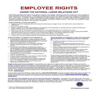 Employeerightsposter11x17 2019final | PDF