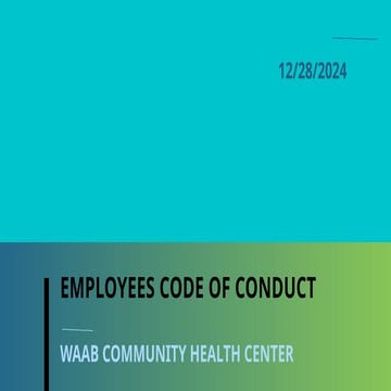 EMPLOYEES CODE OF CONDUCT refresher 2024.PPTX