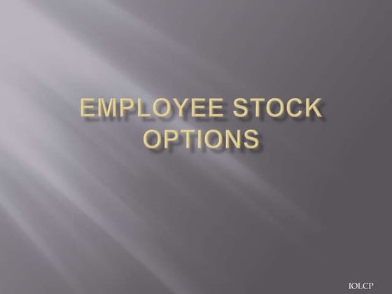 Key Benefits of Employee Stock Option Plan India | PPT