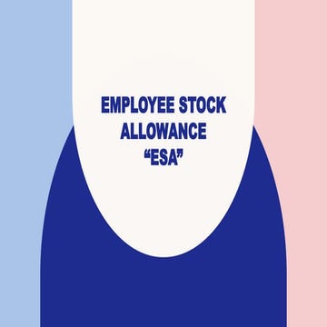 Employee Stock Allowance example - Public Company | PPTX