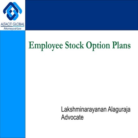 Employee stock option plan | PPT