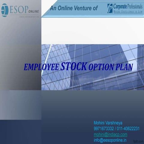 Employee Stock Option Scheme | PPTX