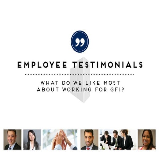 Employee Testimonials | PDF