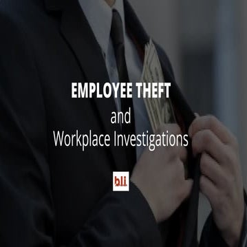 Employee Theft & Workplace Fraud | PDF