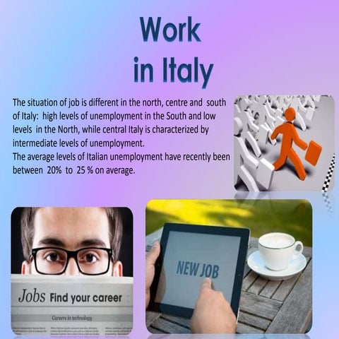 Employement in Italy | PPTX