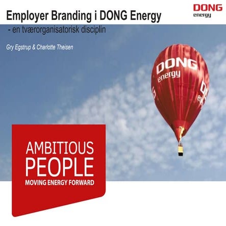 Employer branding i DONG Energy | PPT