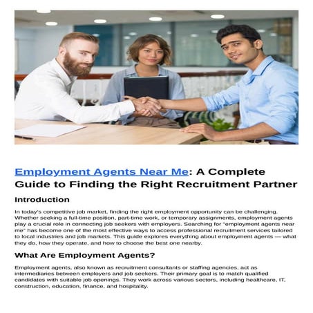 Employment Agents Near Me A Complete Guide .pdf