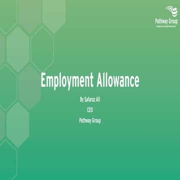 What is Employment Allowance? | PPT