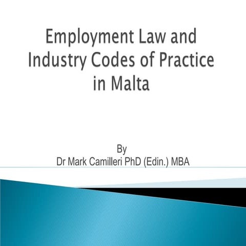 Employment law and industry codes of practice | PPS
