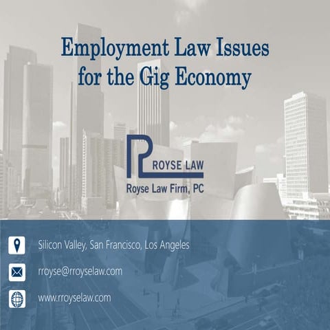 A Modern Look at Contractors v. Employees | PDF