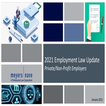 2021 Employment Law Update - Public/Non-Profit Employers | PPT