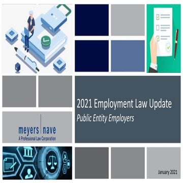 2021 Employment Law Update - Public Entity Employers | PPT