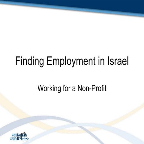 Finding Employment in Non-Profits | PPT