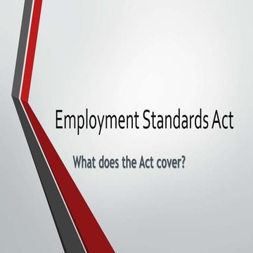Employment Standards BC | PPTX