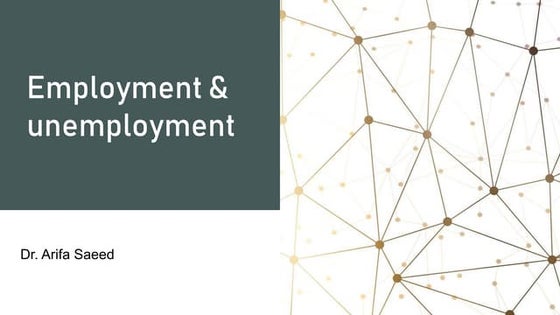 Ppt on unemployment | PPTX