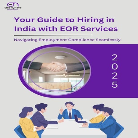 EOR guide to India 2025: EmployNova Global Services | PDF