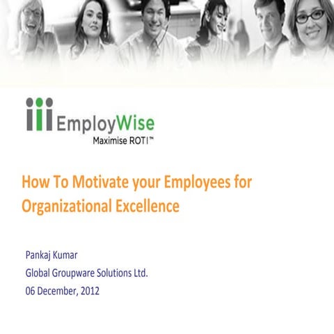 EmployWise webinar how to motivate your employees for organizational ...