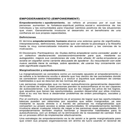 Empoderamiento | PPTX