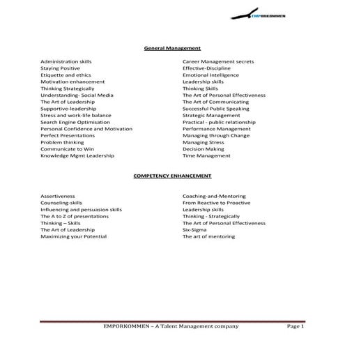 Comprehensive & Customizable Dale Carnegie Workshops | PDF