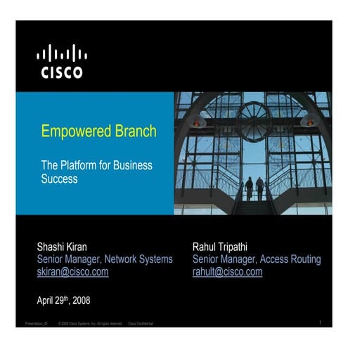 Empowered Branch The Platform for Business, Success | PDF | Business ...