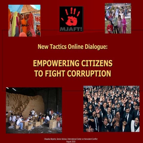 Empowering Citizens to Fight Corruption | PPT