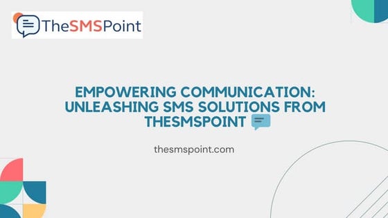 Comprehensive SMS Solutions for Modern Communication | PPT