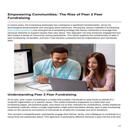 Empowering Communities The Rise of Peer 2 Peer Fundraising.pdf