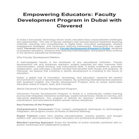 Artificial Intelligence Internship Program (AIIP) in Dubai with ...