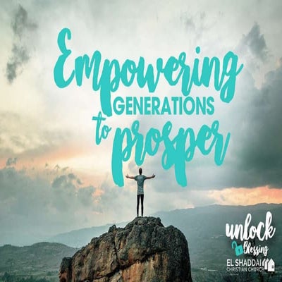 Empowering Generations to Prosper | PPTX