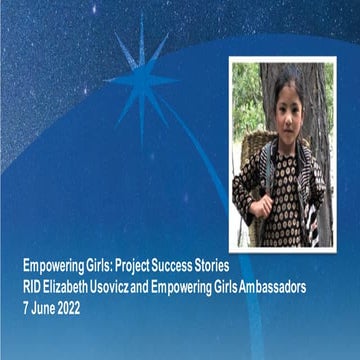 Empowering Girls Project Success Stories | PPT