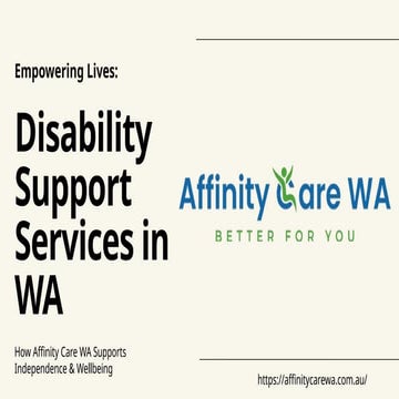Empowering Lives: Disability Support Services in WA | PPTX