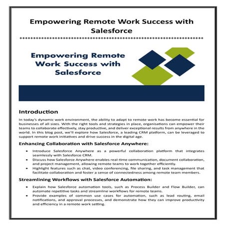 PWC + Salesforce | PDF