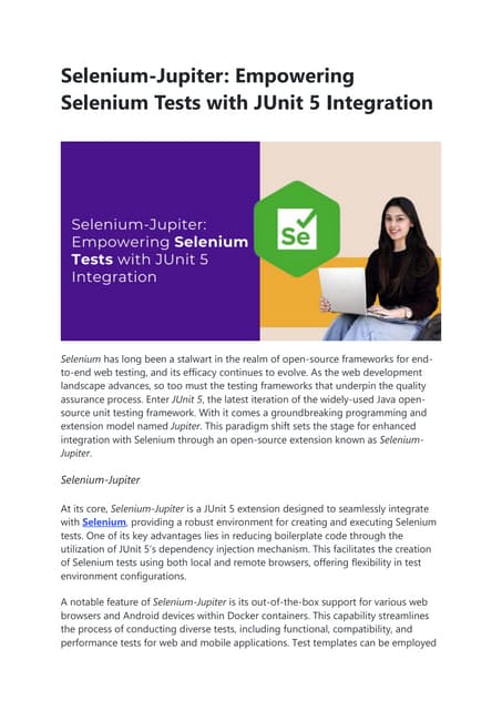 Empowering Selenium Tests with JUnit 5 Integration.pdf Empowering Selenium Tests with JUnit 5 Integration.pdf