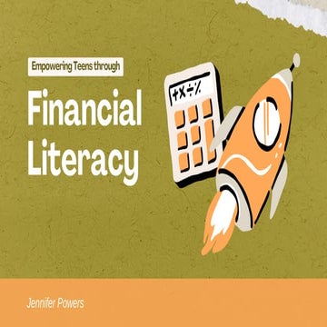 Jennifer Powers on Empowering Teens through Financial Literacy | PDF