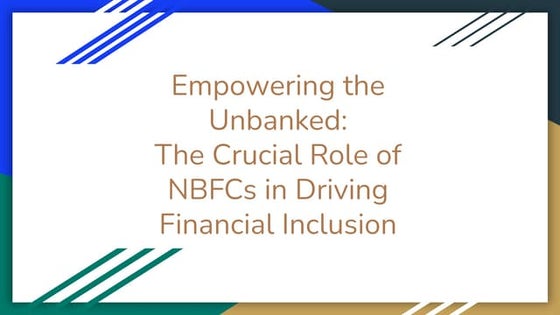 The Evolution of Non-Banking Financial Companies (NBFCs) in India ...