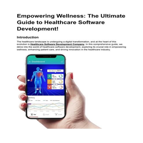 Custom Healthcare Software Development | PDF