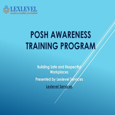 Empowering Workplaces - An Effective POSH Training Program.pptx