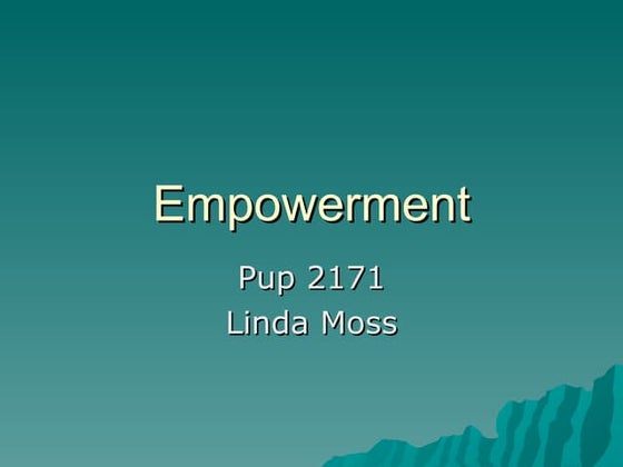 Promoting Strengths, Prevention, Empowerment, Community Change (SPEC) | PPT