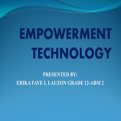 Empowerment technology | PDF