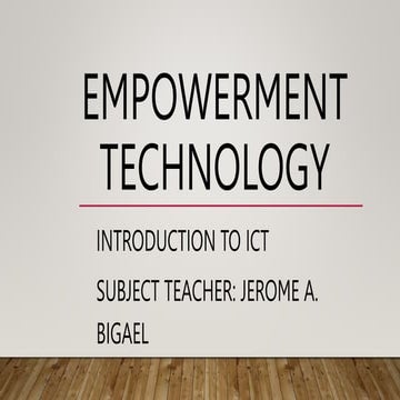 EMPOWERMENT TECHNOLOGY GRADE 11 QUARTER 2 REVIEWER | PDF